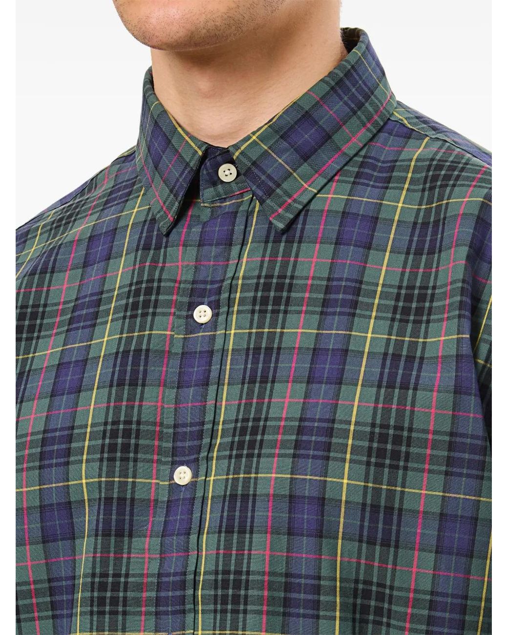 Polo Ralph Lauren Plaid Shirt in Blue for Men | Lyst