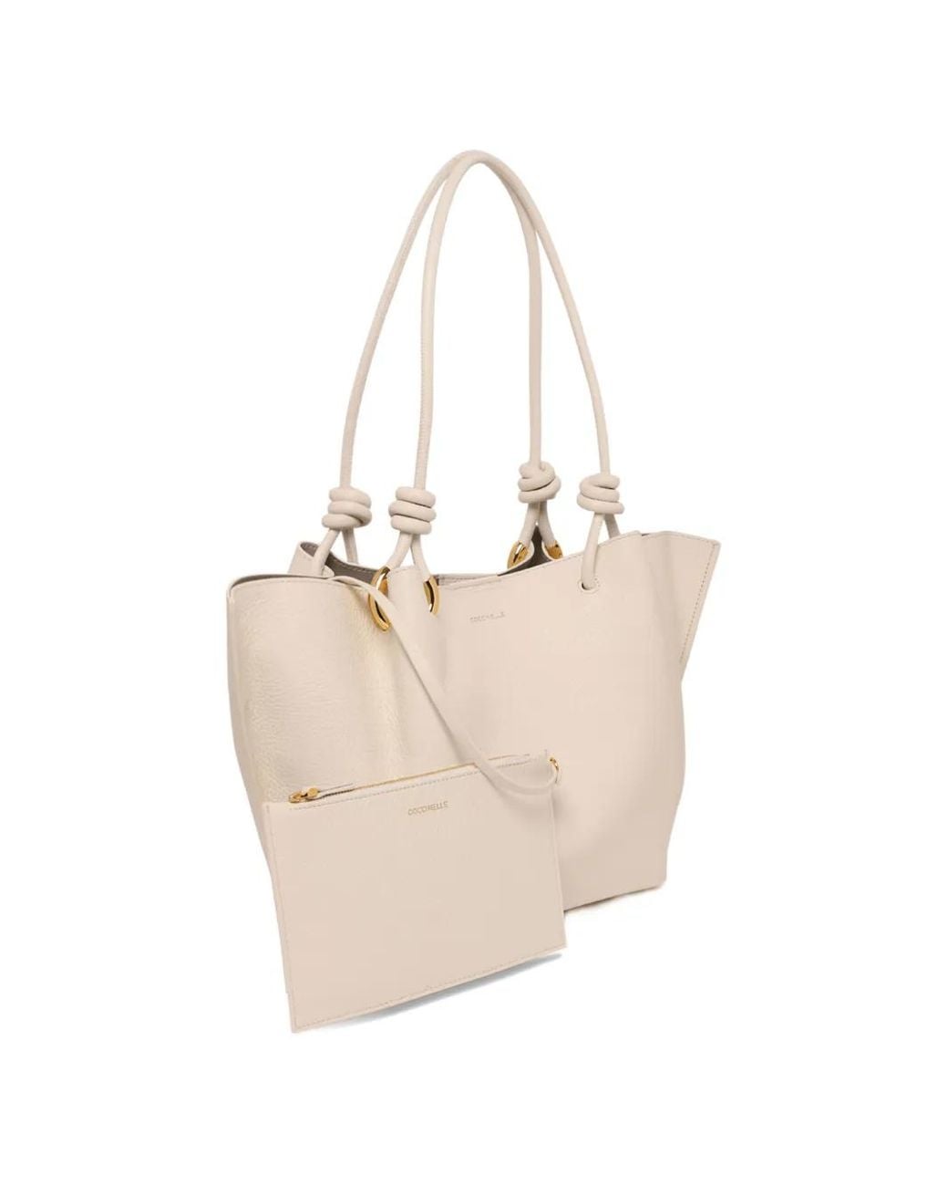 Coccinelle Finn Tote Bag in Natural | Lyst