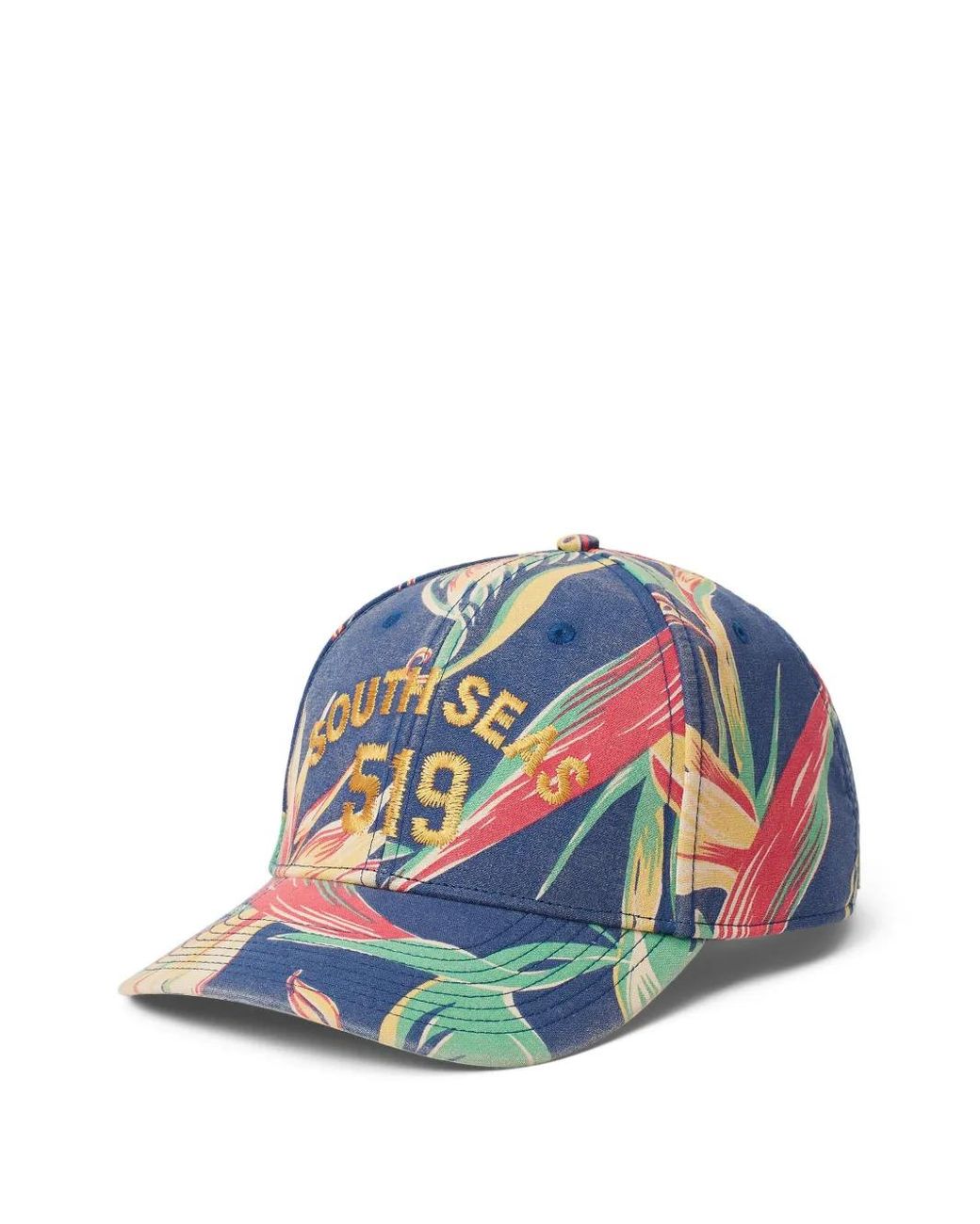 Polo Ralph Lauren Tropical-Print Baseball Cap in Blue for Men | Lyst UK