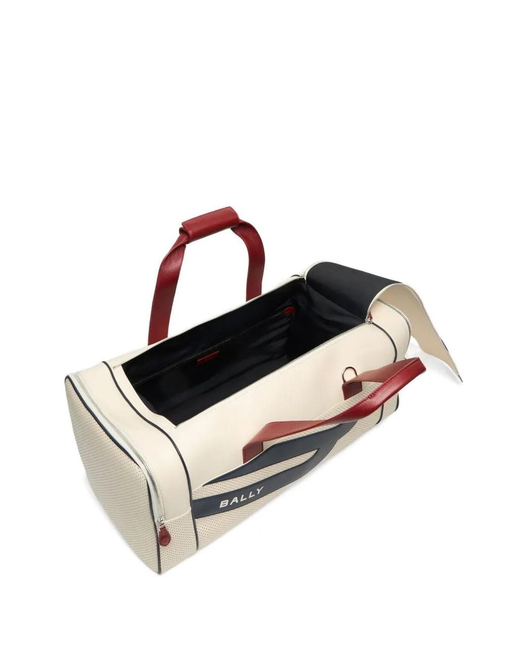 Bally Tennis Collection Leather Duffle Bag in Natural for Men | Lyst