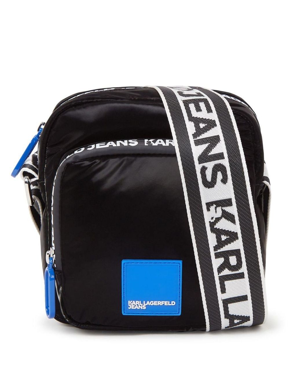 Karl Lagerfeld Klj Urban Nylon Cross Body Bag in Black for Men | Lyst