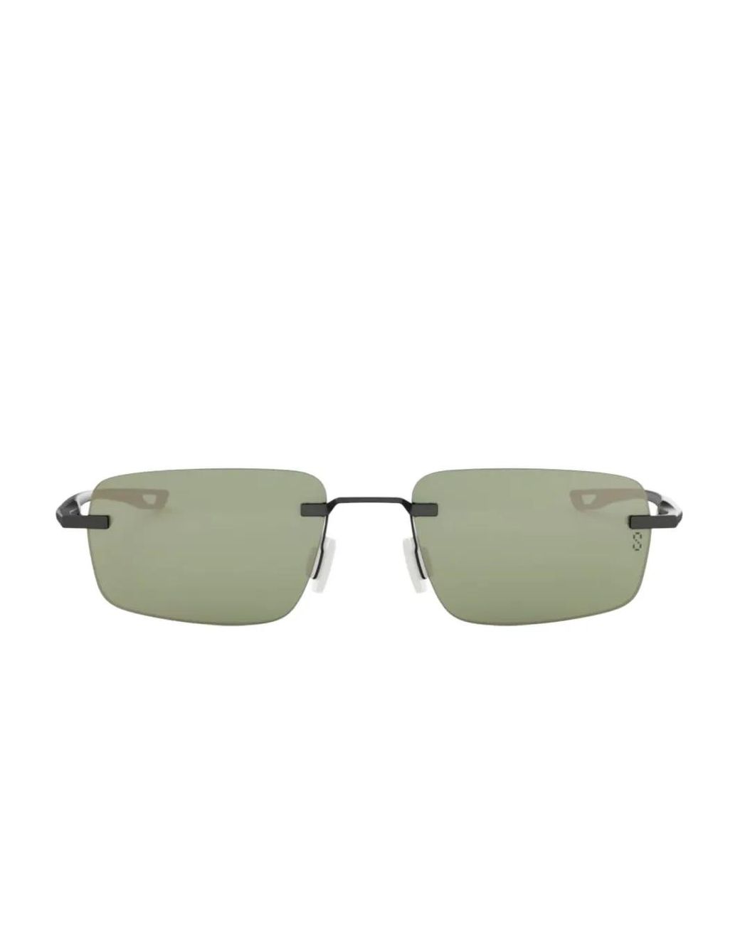 Tag Heuer Mini Vingt Sept Rectangle Rimless Sunglasses in Green for Men ...