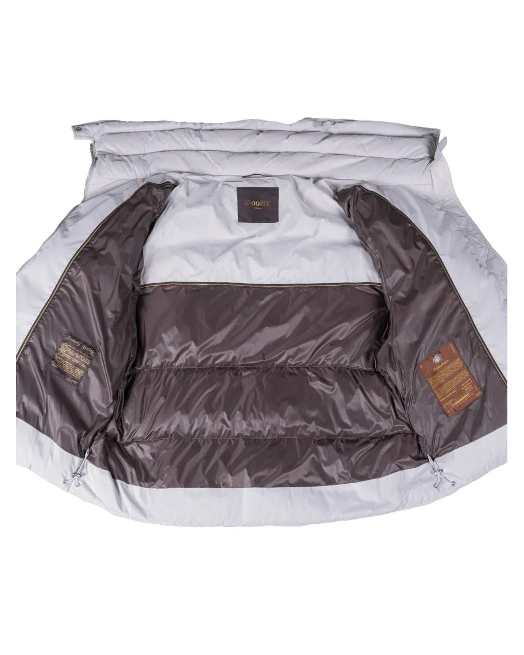 Moorer Ripoli-Os Puffer Jacket in Gray | Lyst
