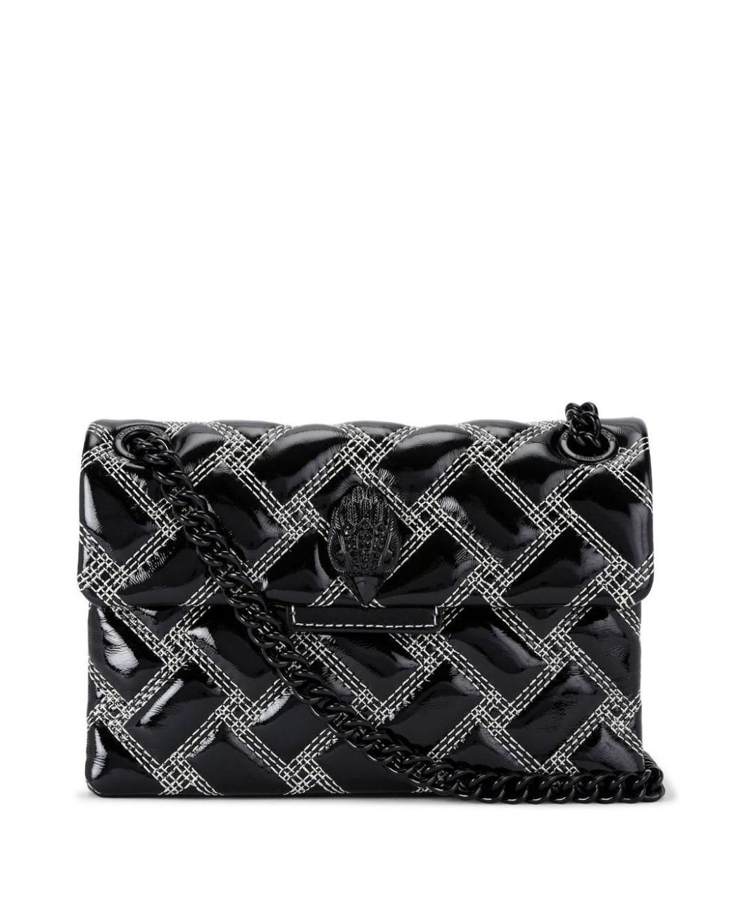 Kurt Geiger Mini Drench Kensington Shoulder Bag in Black | Lyst