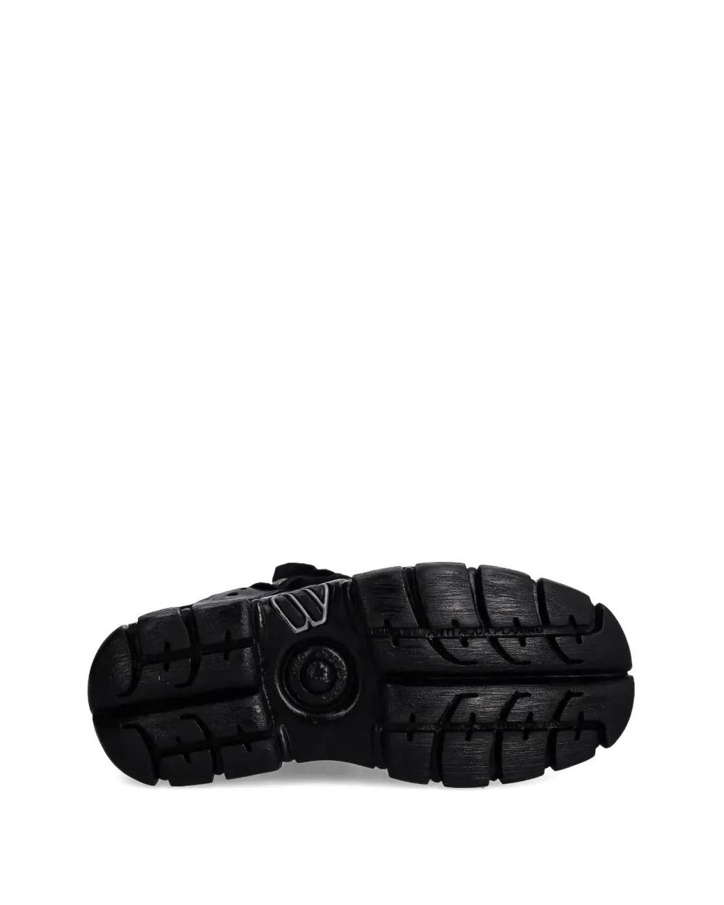 New Rock Lace-Up Platform Sneakers in Black | Lyst UK