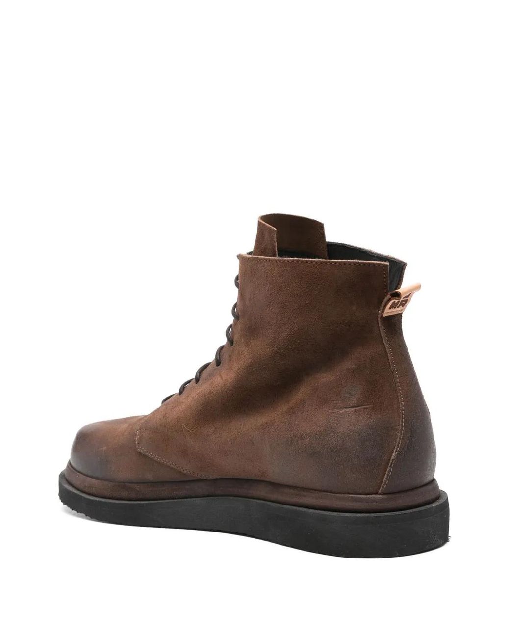 Moma Logo-Tag Boots in Brown for Men | Lyst