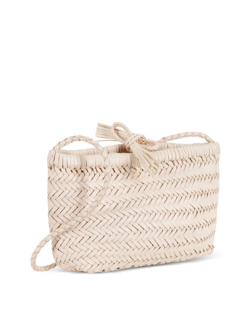 Dragon Diffusion Sac À Bandoulière Minsu Tressé in Natural | Lyst