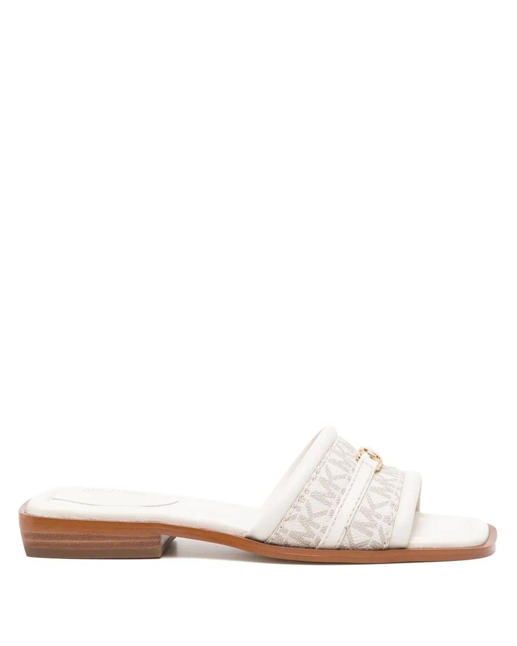 Michael Kors Mandy Sandals in White | Lyst