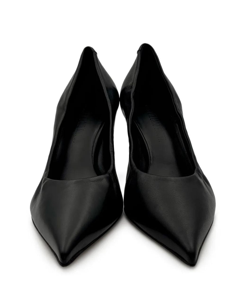 Guglielmo Rotta Pointed Pumps in Black | Lyst