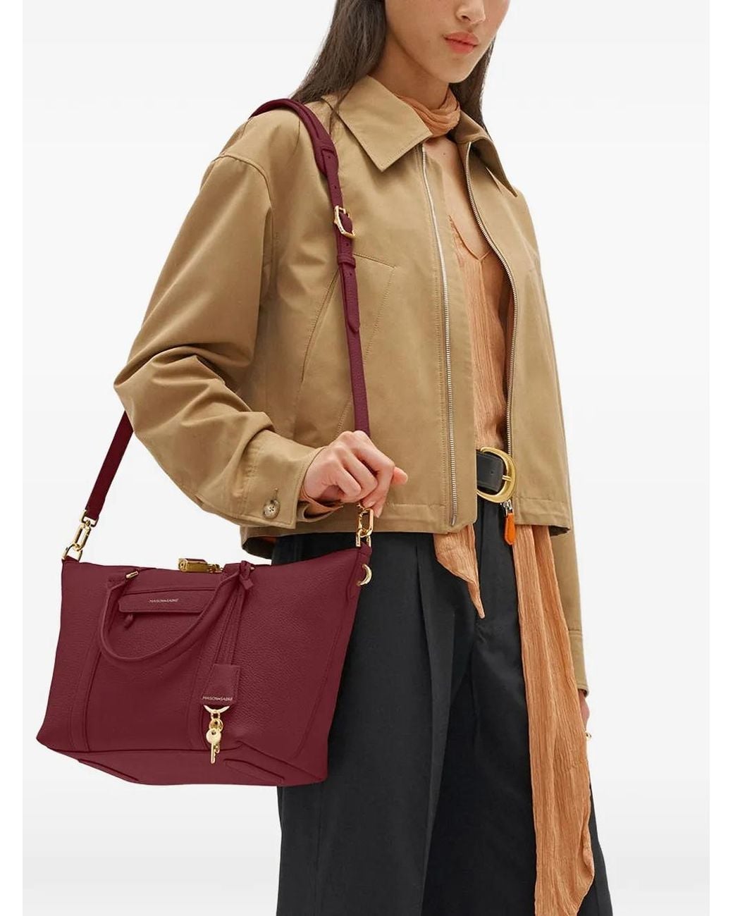 Maison De Sabre Small Weekender Tote Bag in Purple | Lyst
