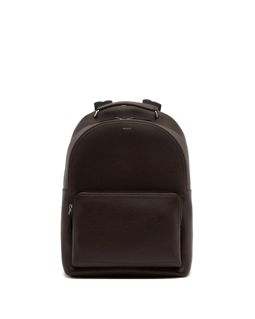 Bally Capitol Grained-Leather Backpack in Black for Men | Lyst UK