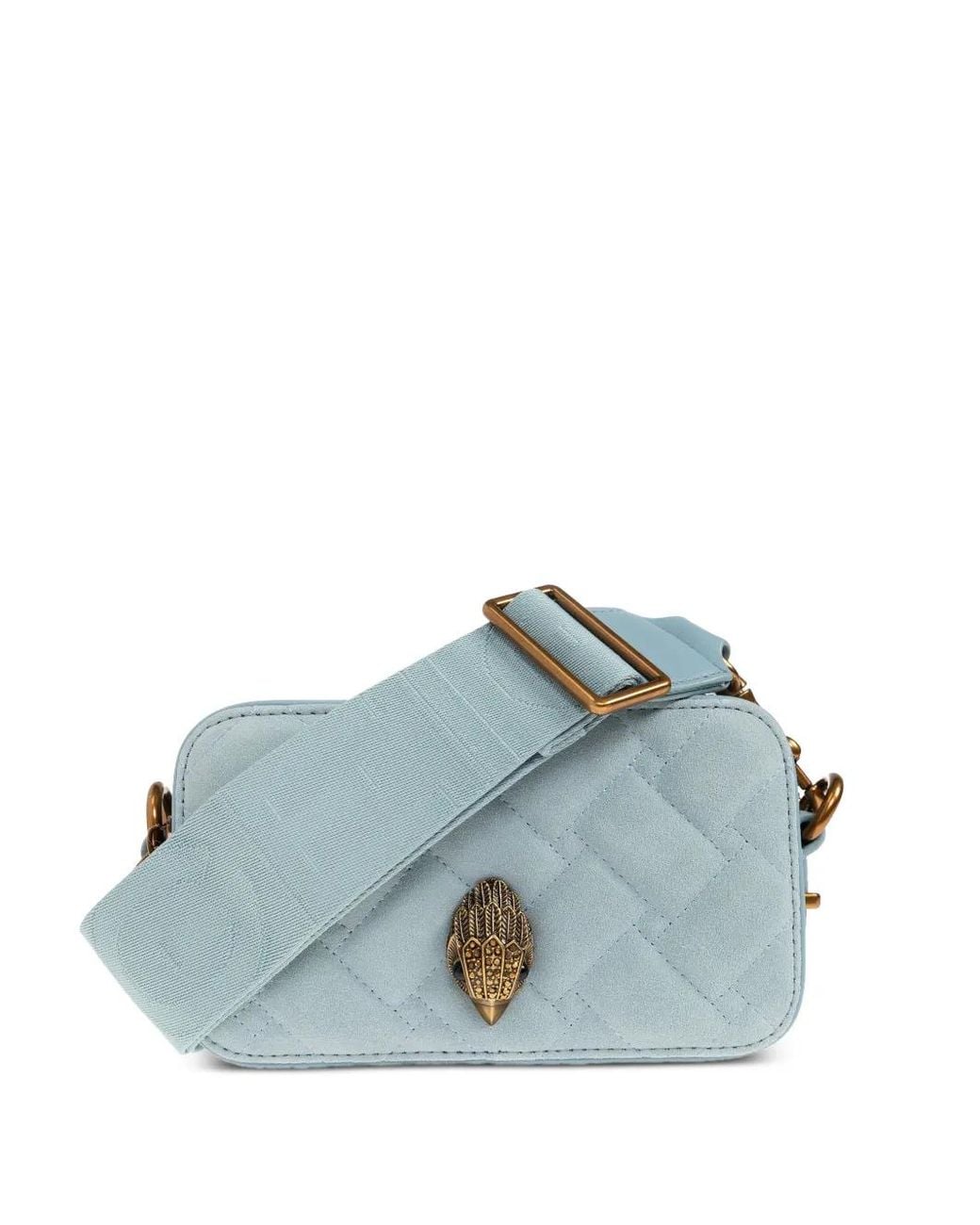 Kurt Geiger Small Kensington Quilted Cross Body Bag in Blue | Lyst