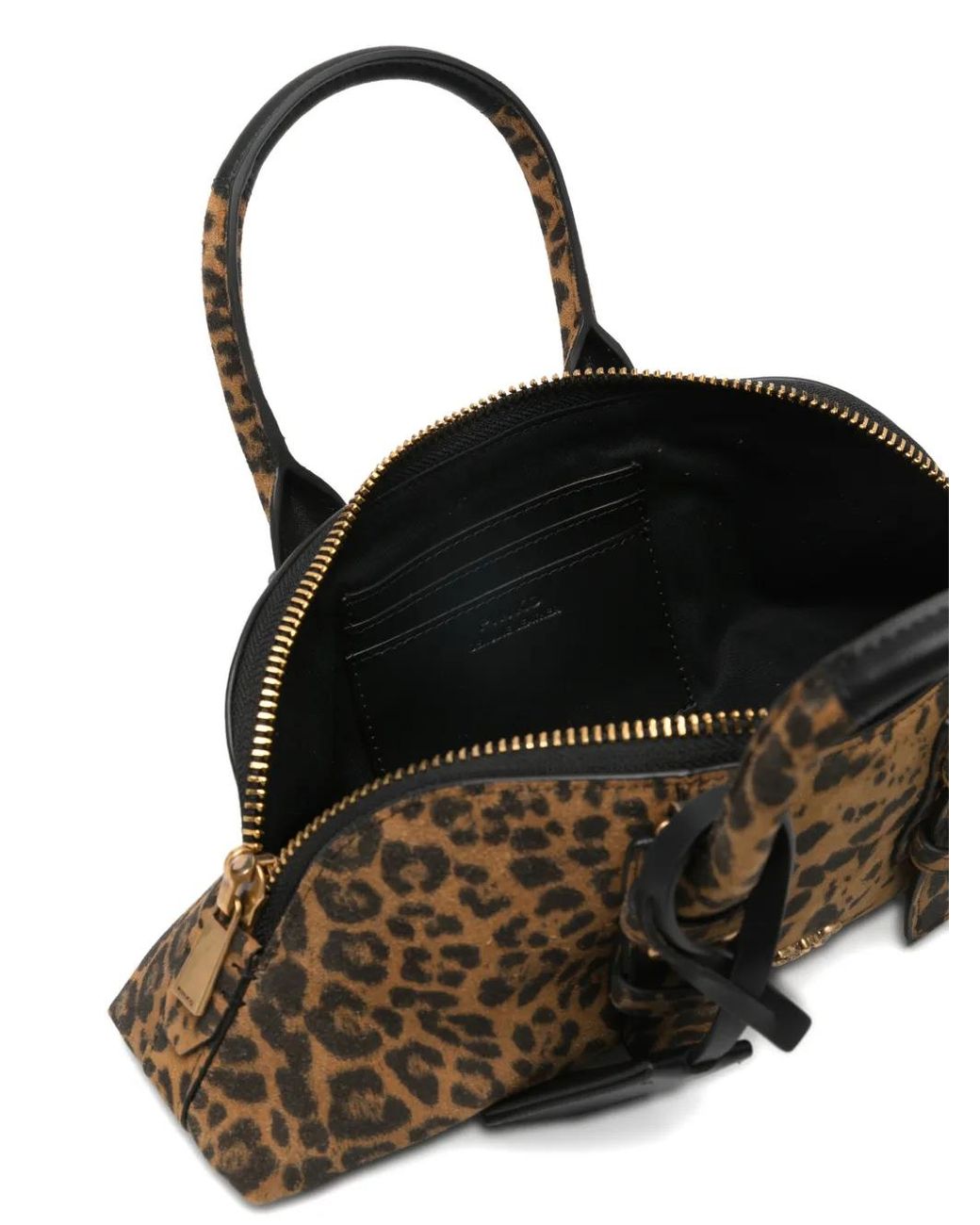 Pinko Leopard-Print Padlock Tote Bag in Brown | Lyst UK