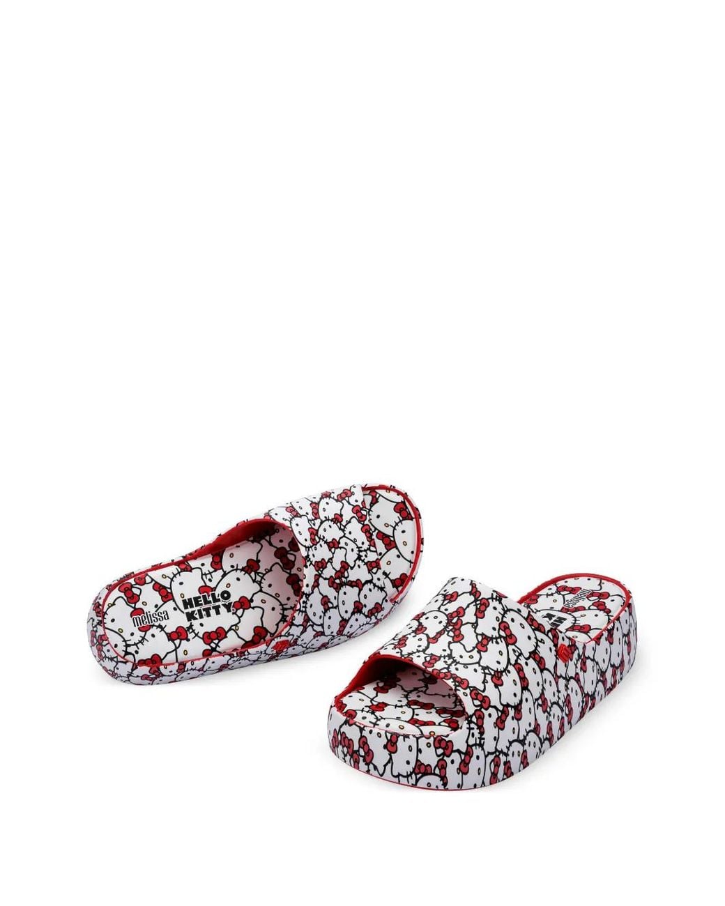 Melissa X Hello Kitty And Friends Free Platform Slides in White | Lyst UK