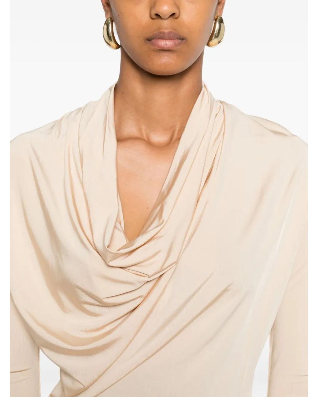 TOVE Eadan Maxi Dress in Natural | Lyst