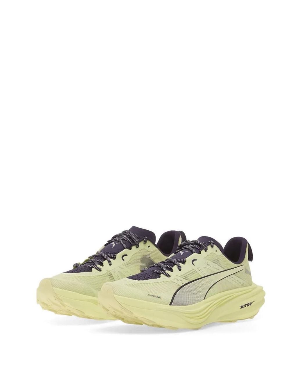 PUMA Deviate Nitroelite Trail Wn Logo Sneakers in Green | Lyst
