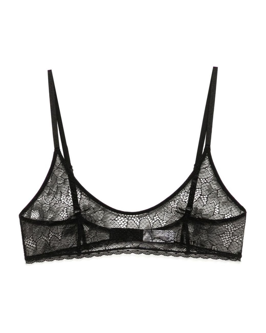 Kiki de Montparnasse Lace-Detail Bra in Black | Lyst
