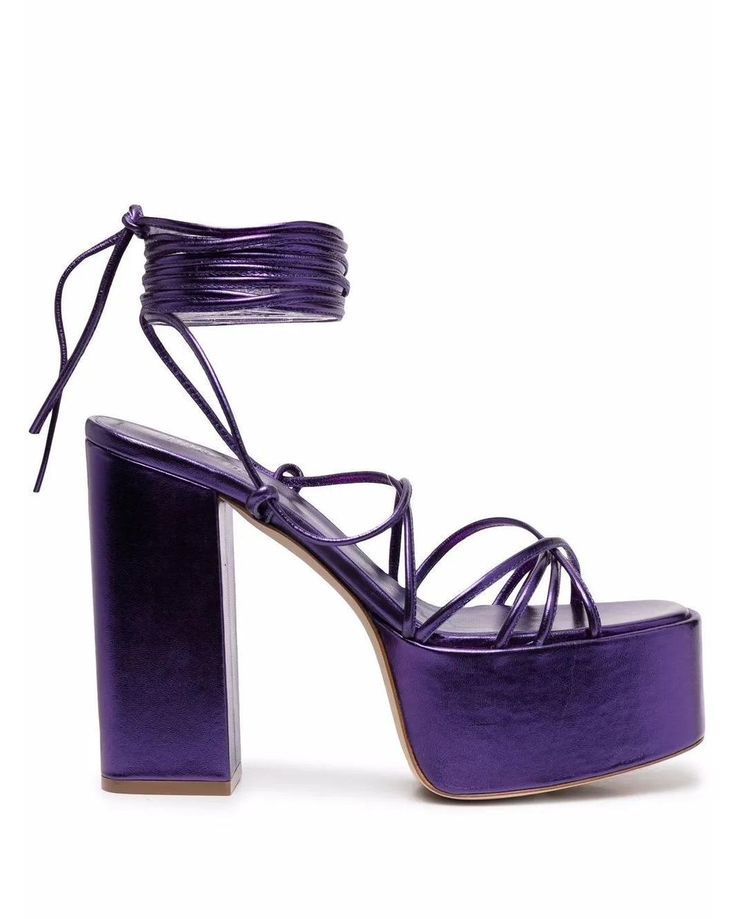 Paris Texas Malena 130Mm Platform Sandals in Blue | Lyst UK