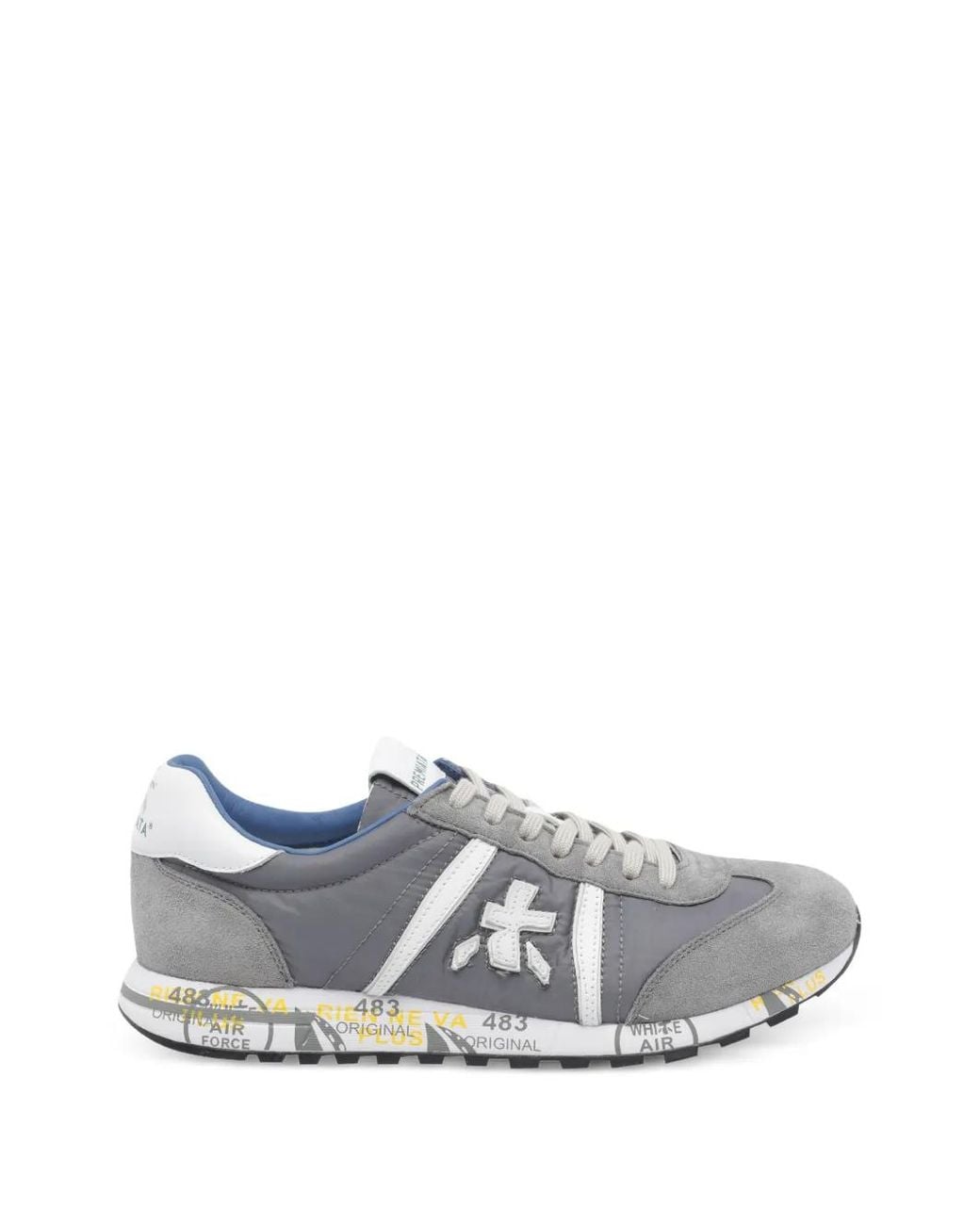 Premiata Baskets Lucy En Daim À Logo in White for Men | Lyst UK
