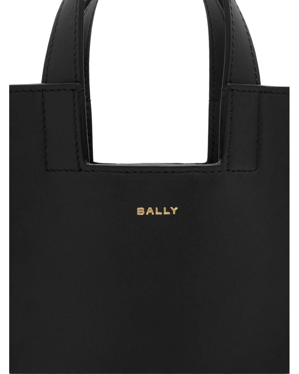 Bally Small Easy Leather Tote Bag in Black | Lyst UK