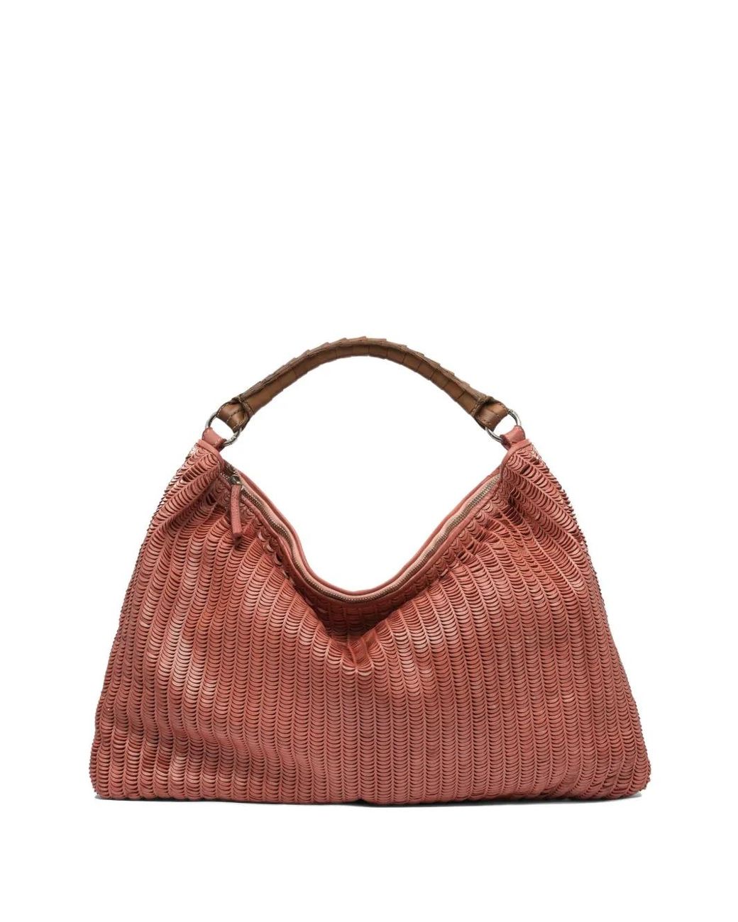 Reptile's House Large Atena Leather Shoulder Bag in Red | Lyst UK
