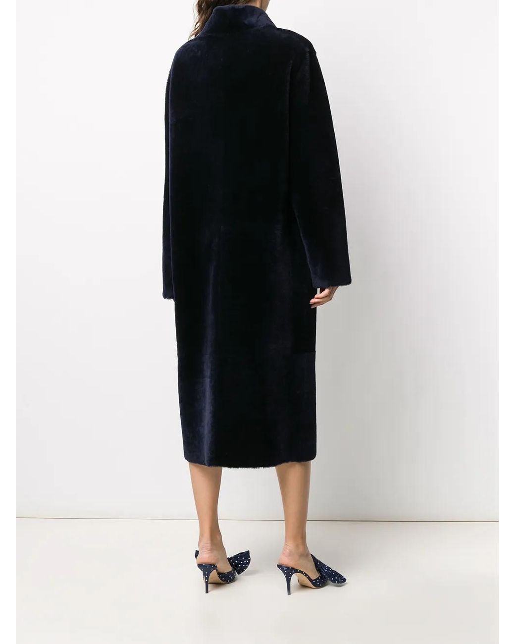 Liska Reversible Coat in Black | Lyst