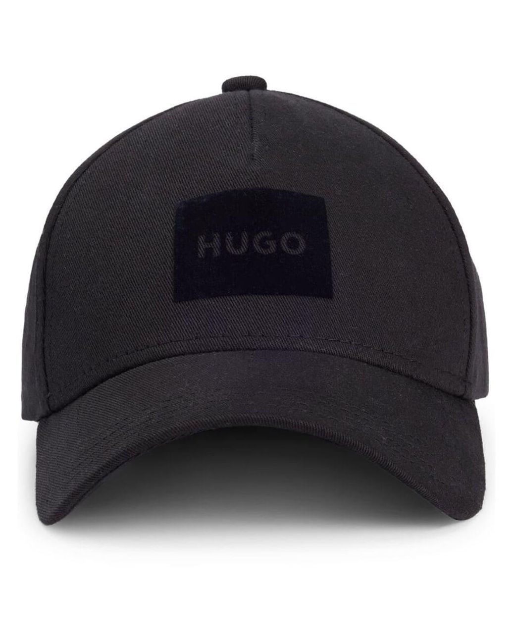HUGO Logo-Appliqué Cap in Blue for Men | Lyst UK