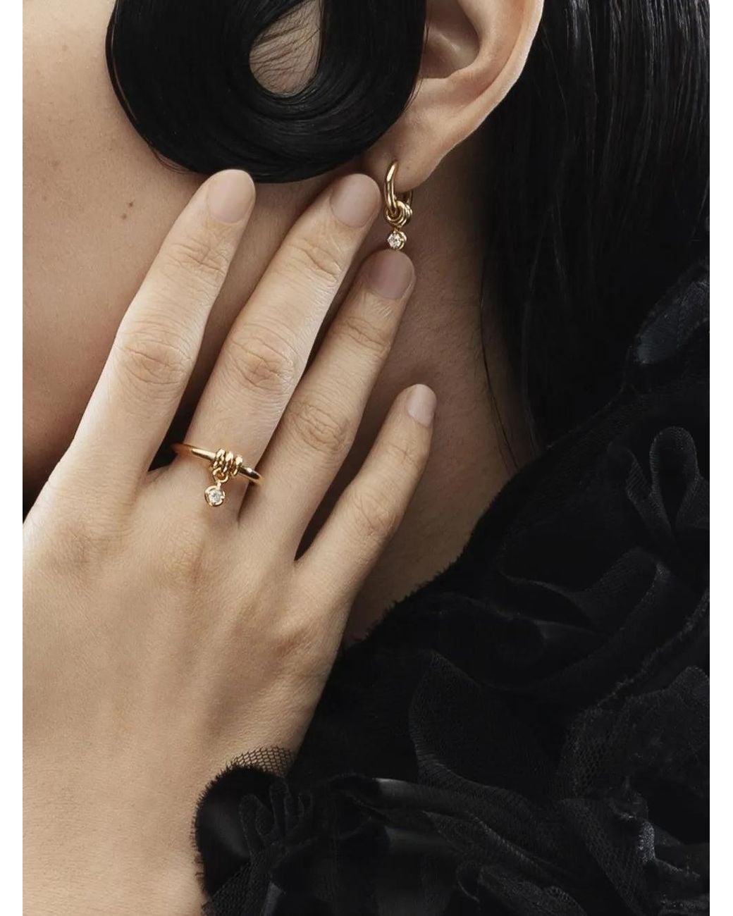 Spinelli Kilcollin Pia Yg Diamond Ring in White | Lyst