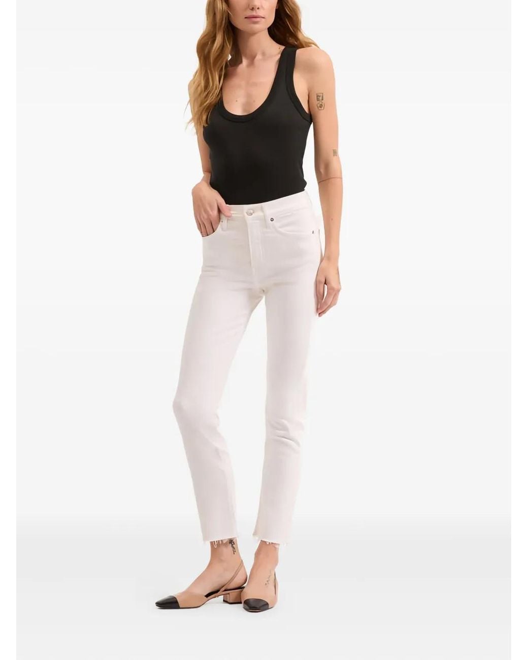 Veronica Beard White Jeans