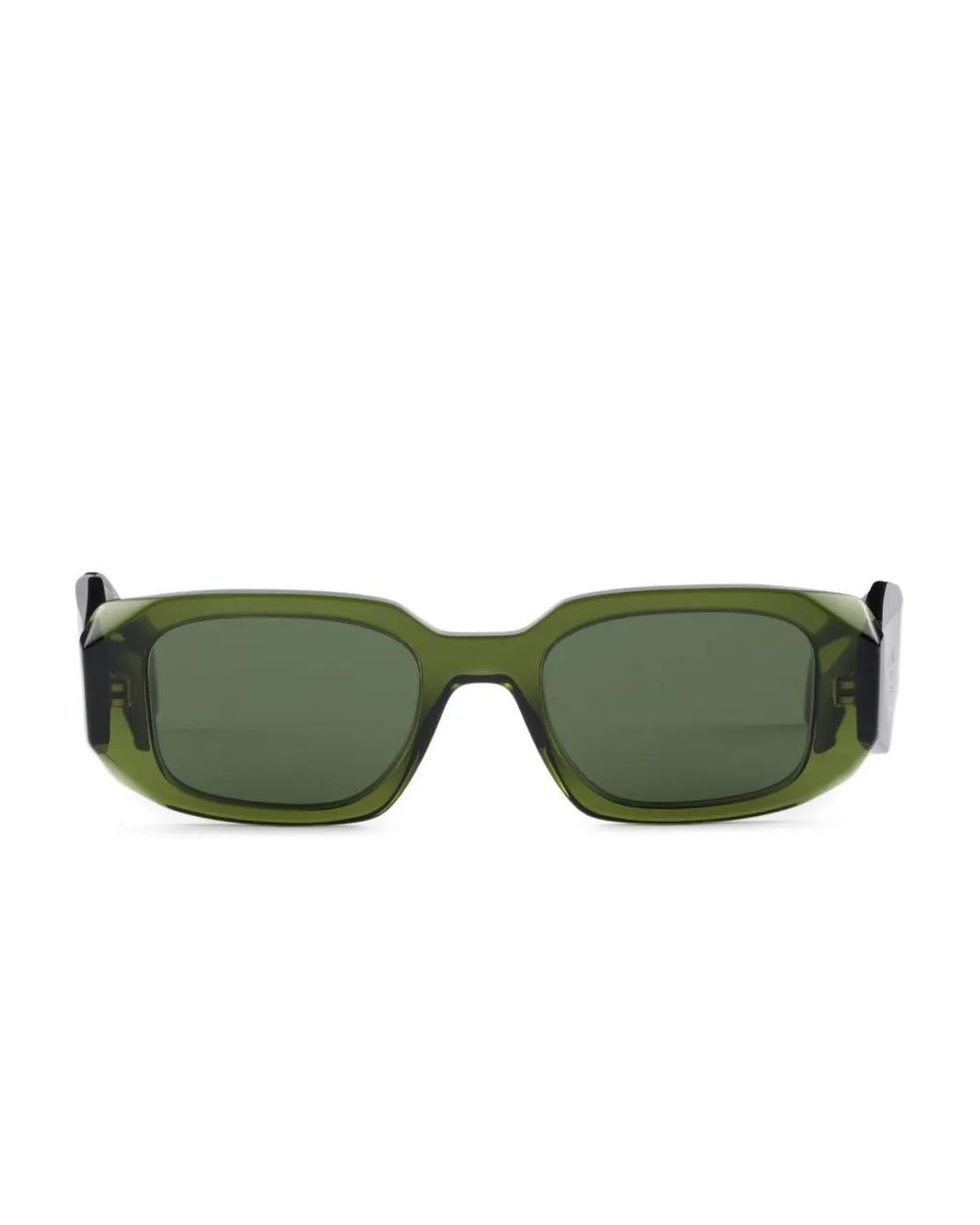 Prada Symbole Sunglasses in Green | Lyst