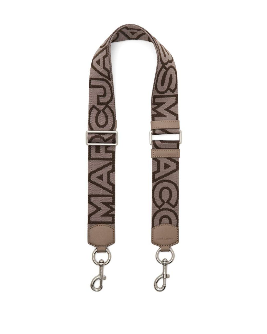 Marc Jacobs The Outline Logo Strap in White | Lyst UK