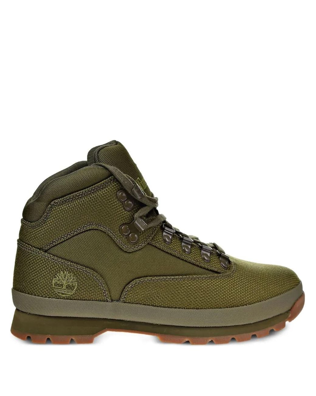 Timberland Euro Hiker Boots in Green for Men | Lyst