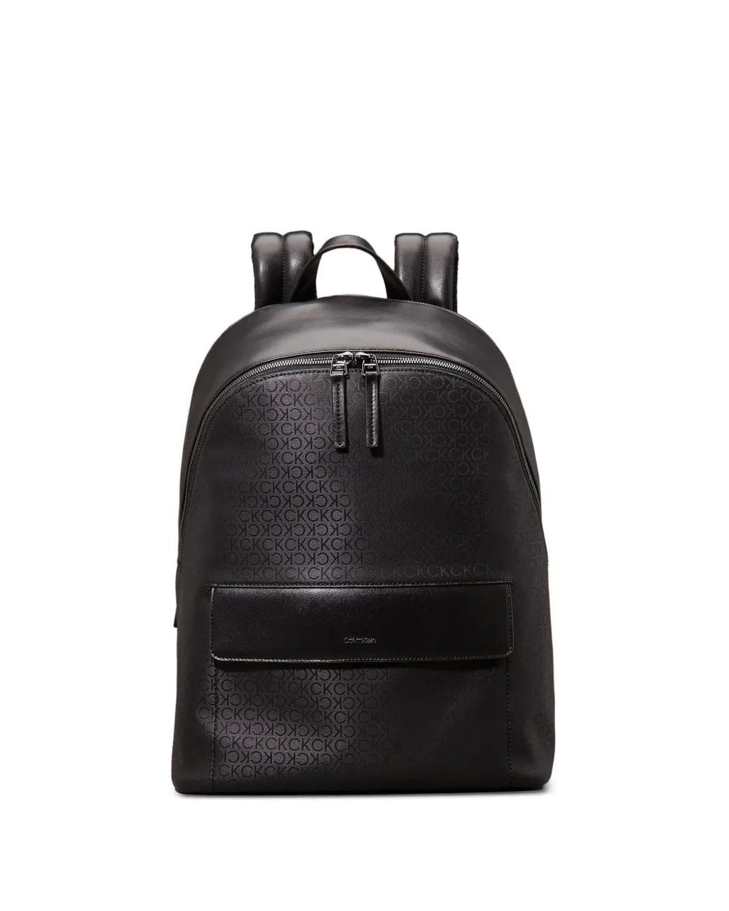 Calvin Klein Monogram Logo Backpack in Black for Men | Lyst