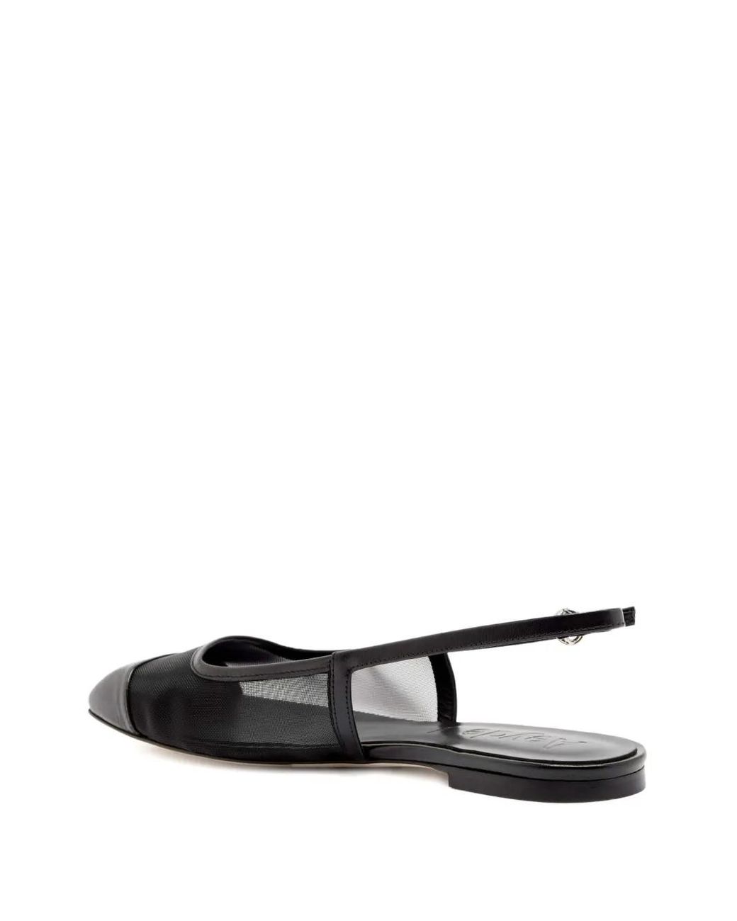 Aeyde Geraldine Slingback Flat Pumps in Black | Lyst