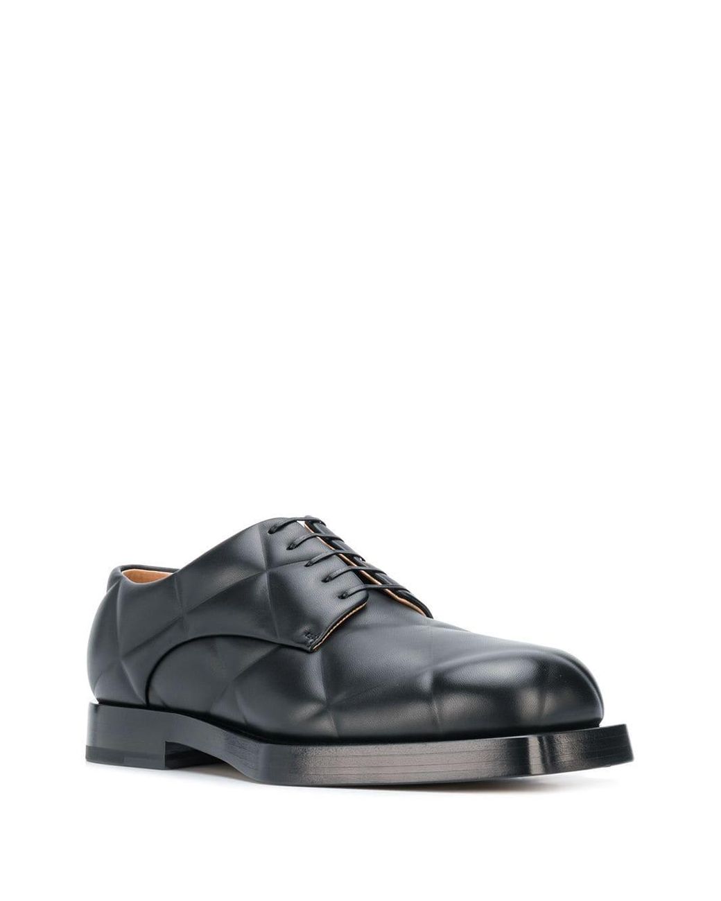 Bottega Veneta Quilted Derby Shoes in Black for Men | Lyst Bottega Veneta Quilted Derby Shoes in Black for Men | Lyst