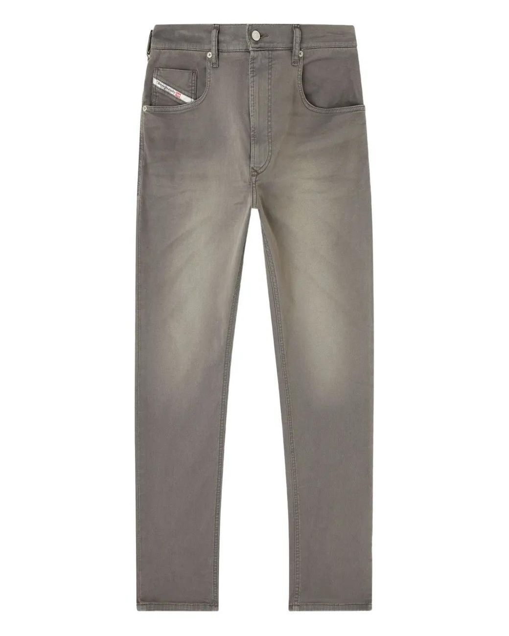 DIESEL Regular 2023 D-Krooley-Bw Jeans in Grey for Men | Lyst UK
