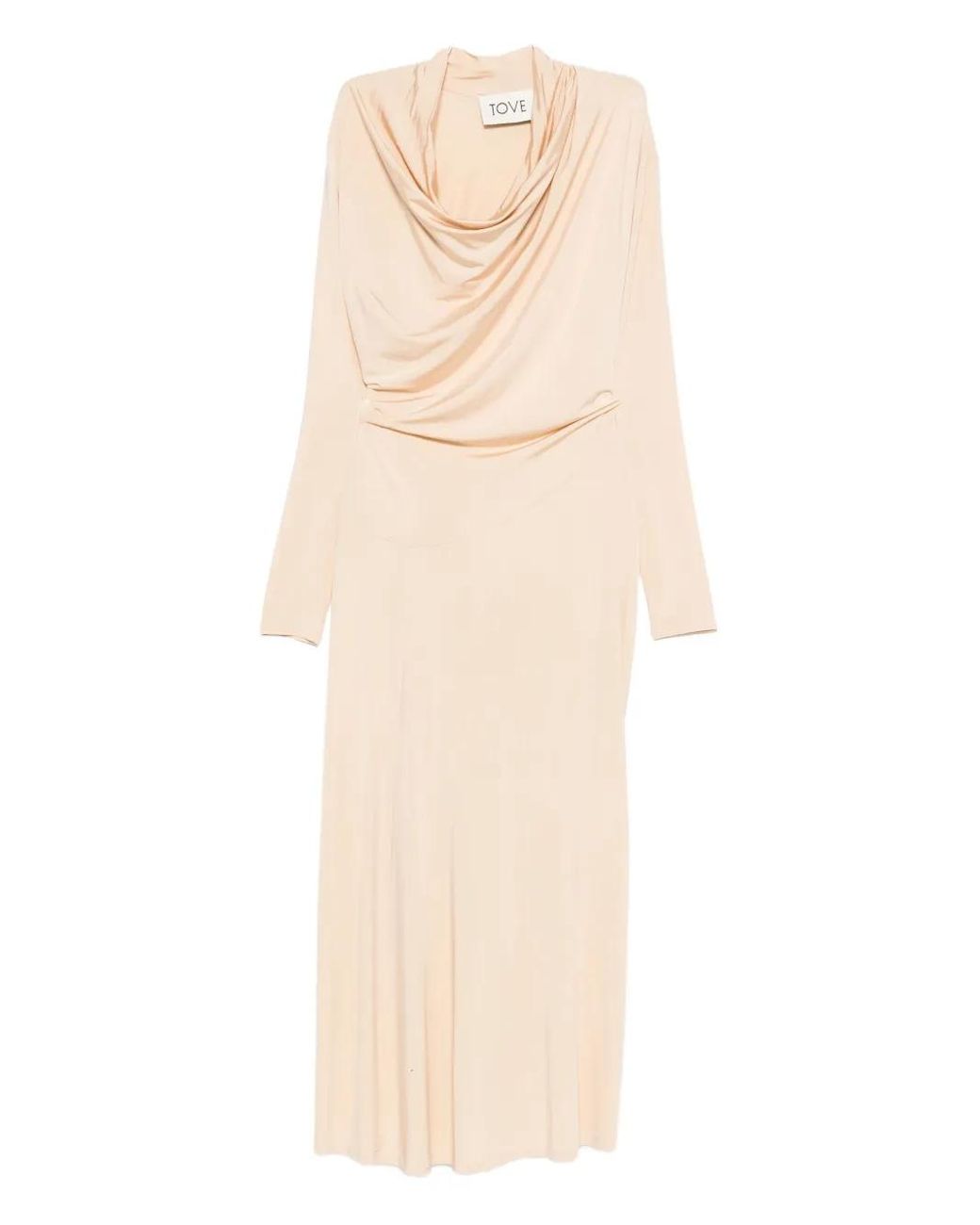 TOVE Eadan Maxi Dress in Natural | Lyst