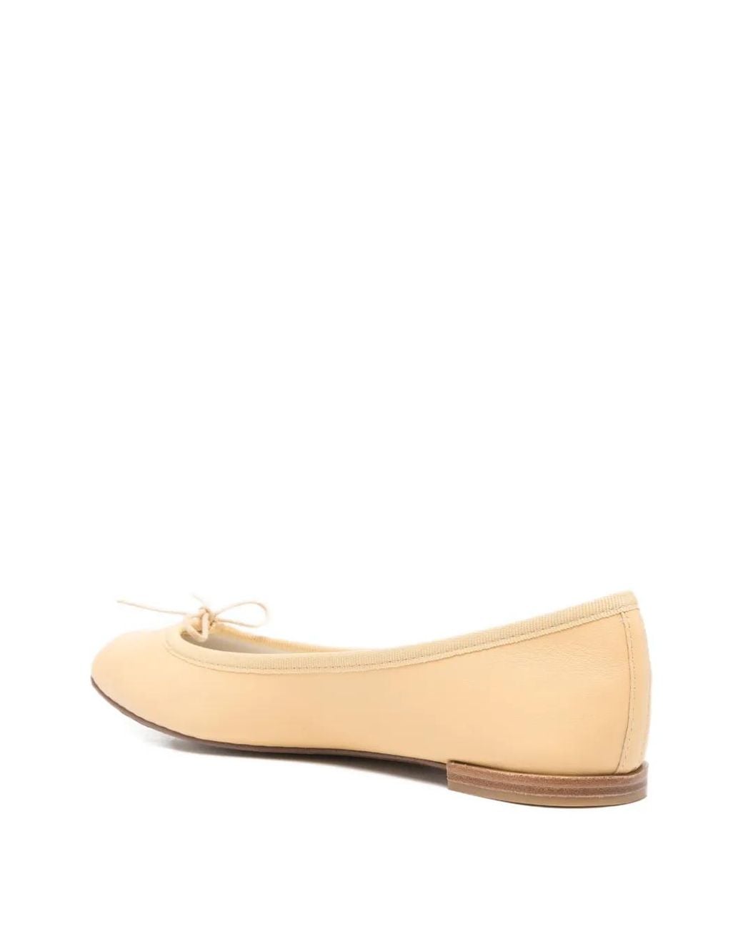 Repetto Cendrillon Bow-Tie Detail Ballet Flats in Natural | Lyst