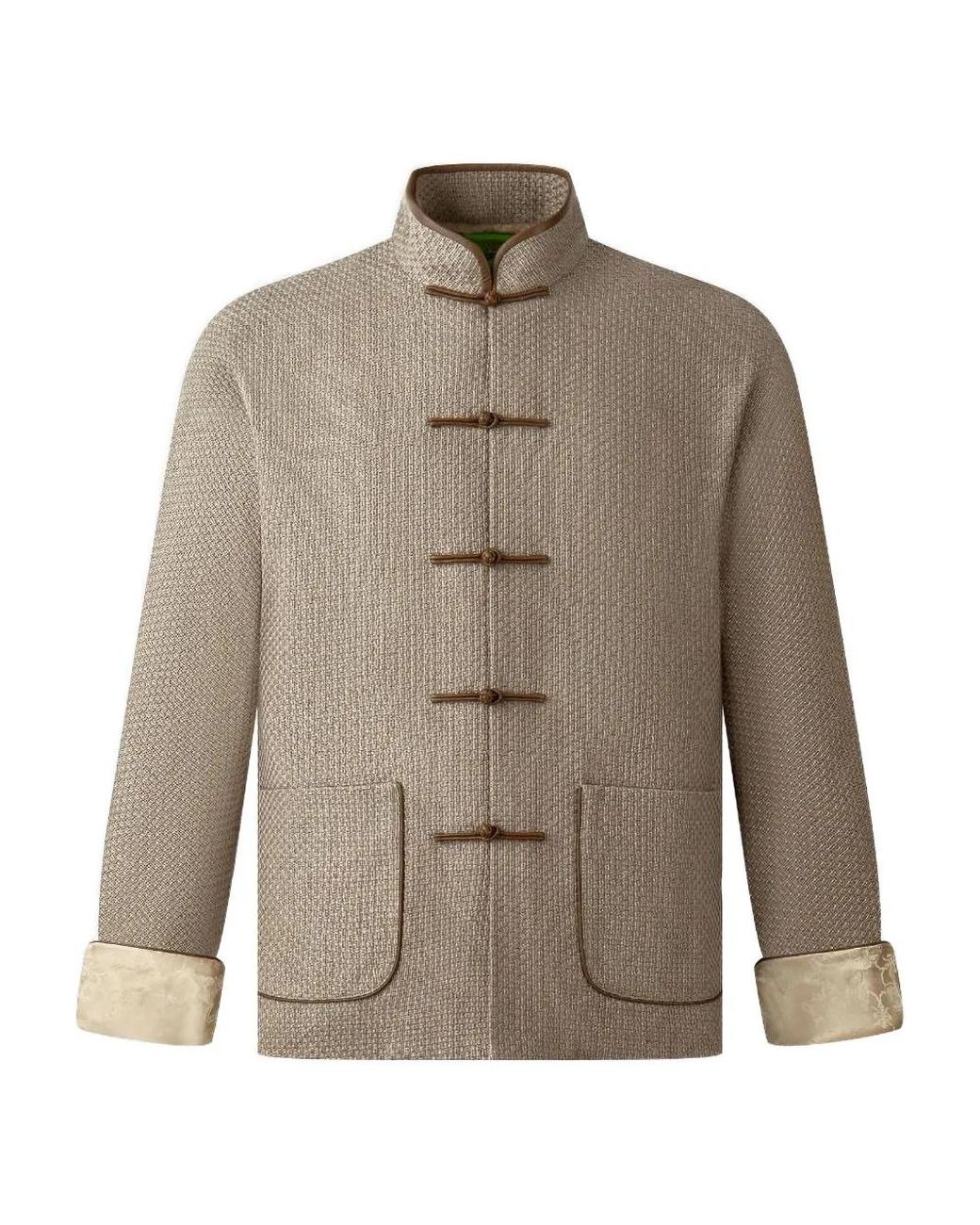 Shanghai Tang Frog-Buttons Jacket in Natural for Men | Lyst