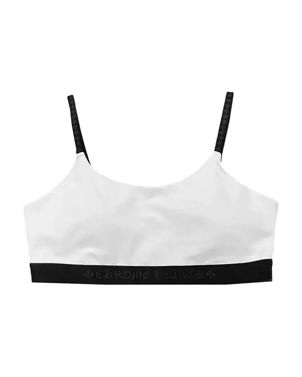 Chrome Hearts Logo-Detail Sports Bra in White | Lyst UK