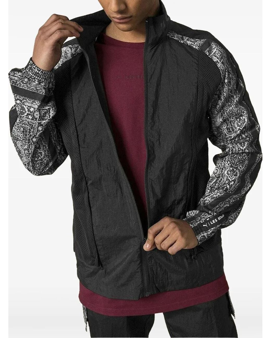 PUMA X Les Benjamins Panelled Jacket in Black for Men | Lyst UK