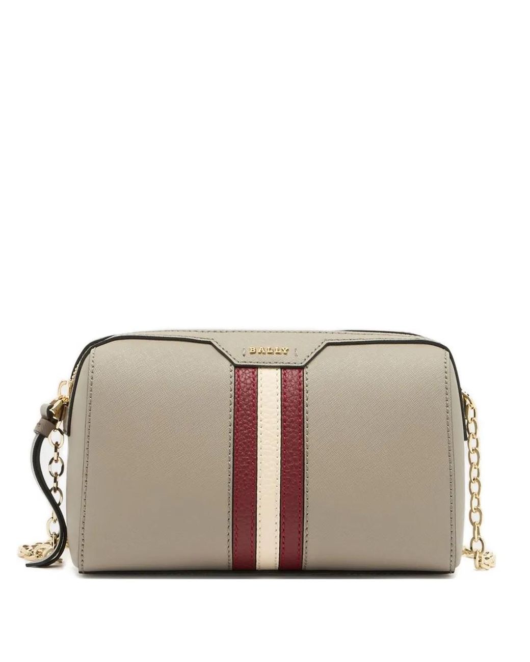 Bally Embossed Ribbon Mini Bag in Brown | Lyst