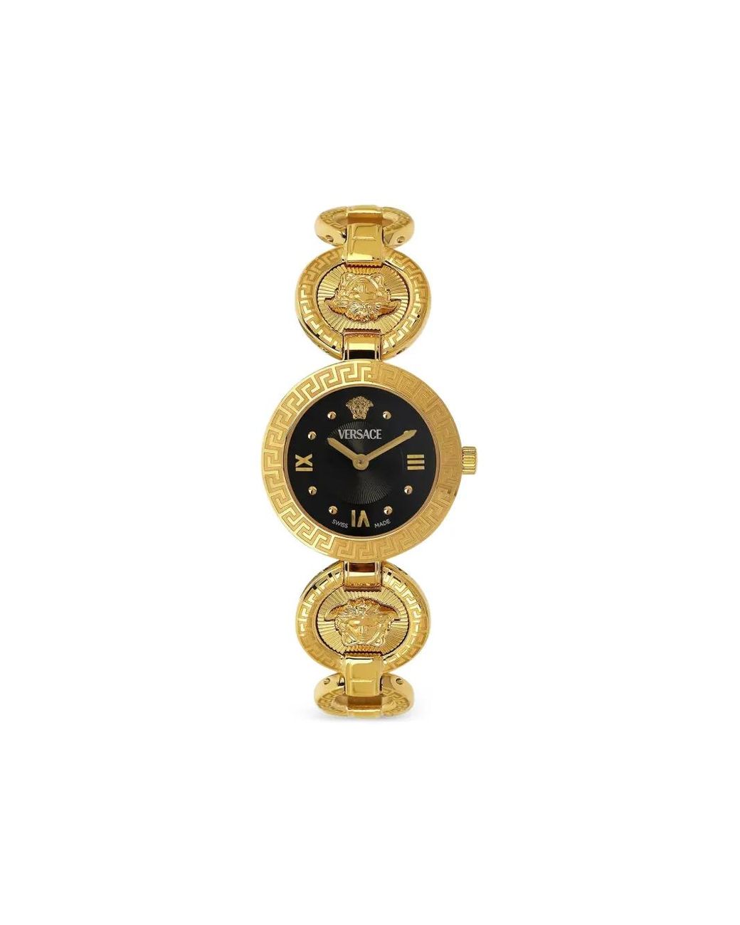Versace Greca 28Mm in Metallic | Lyst UK