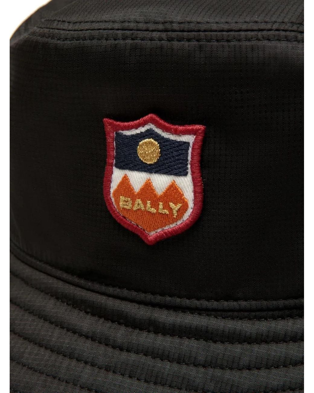 Bally Logo-Appliqué Bucket Hat in Black for Men | Lyst