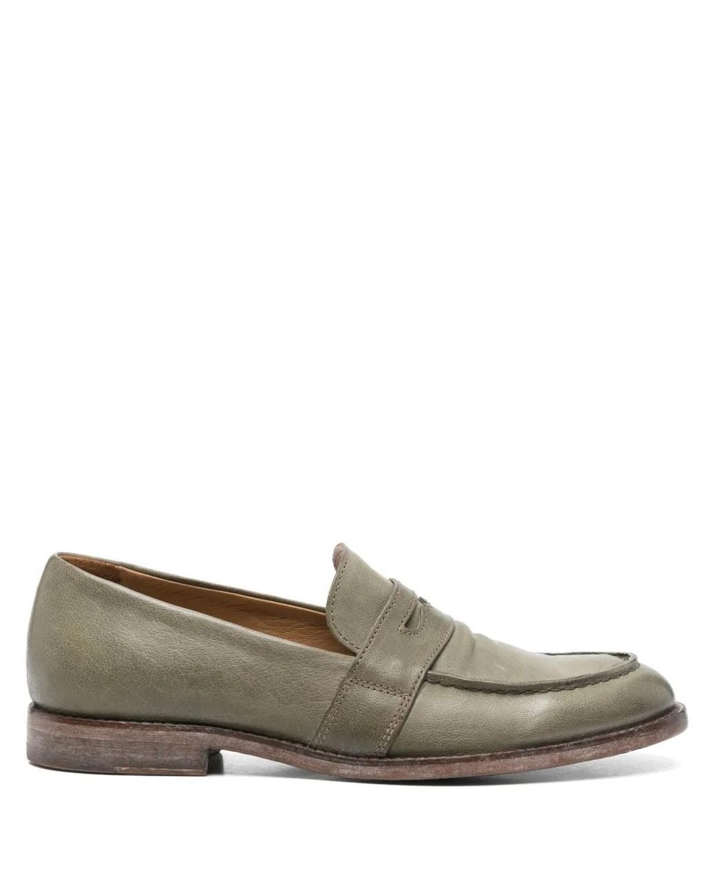 Moma Nottingham Loafers in Gray | Lyst