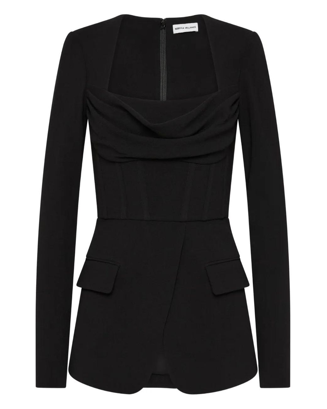 Rebecca Vallance Bethany Top in Black | Lyst