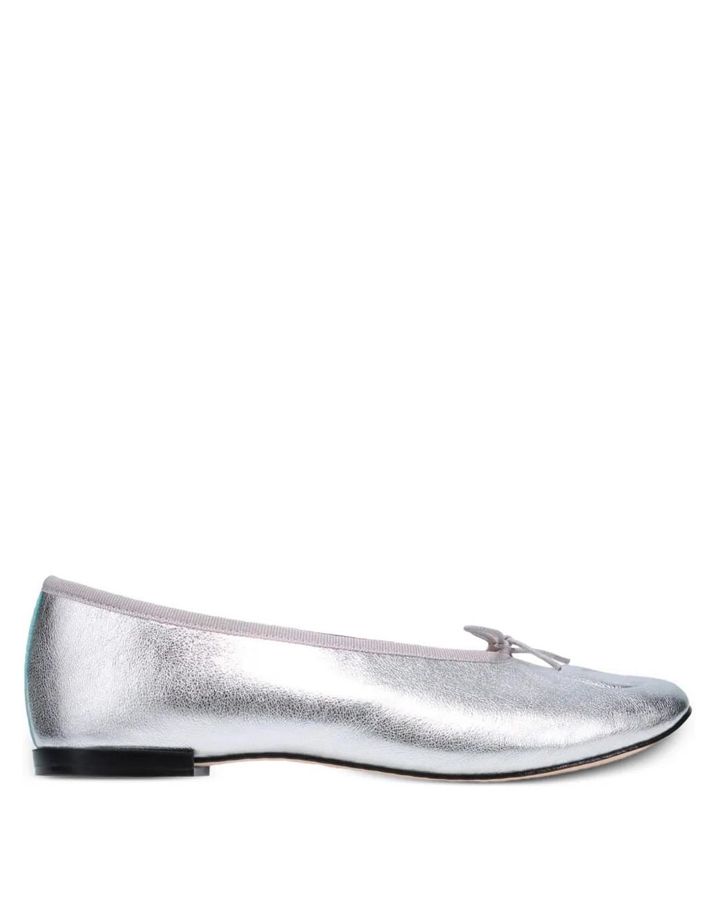 Repetto X Marine Serre Lilouh Metallic Ballet Flats in White | Lyst
