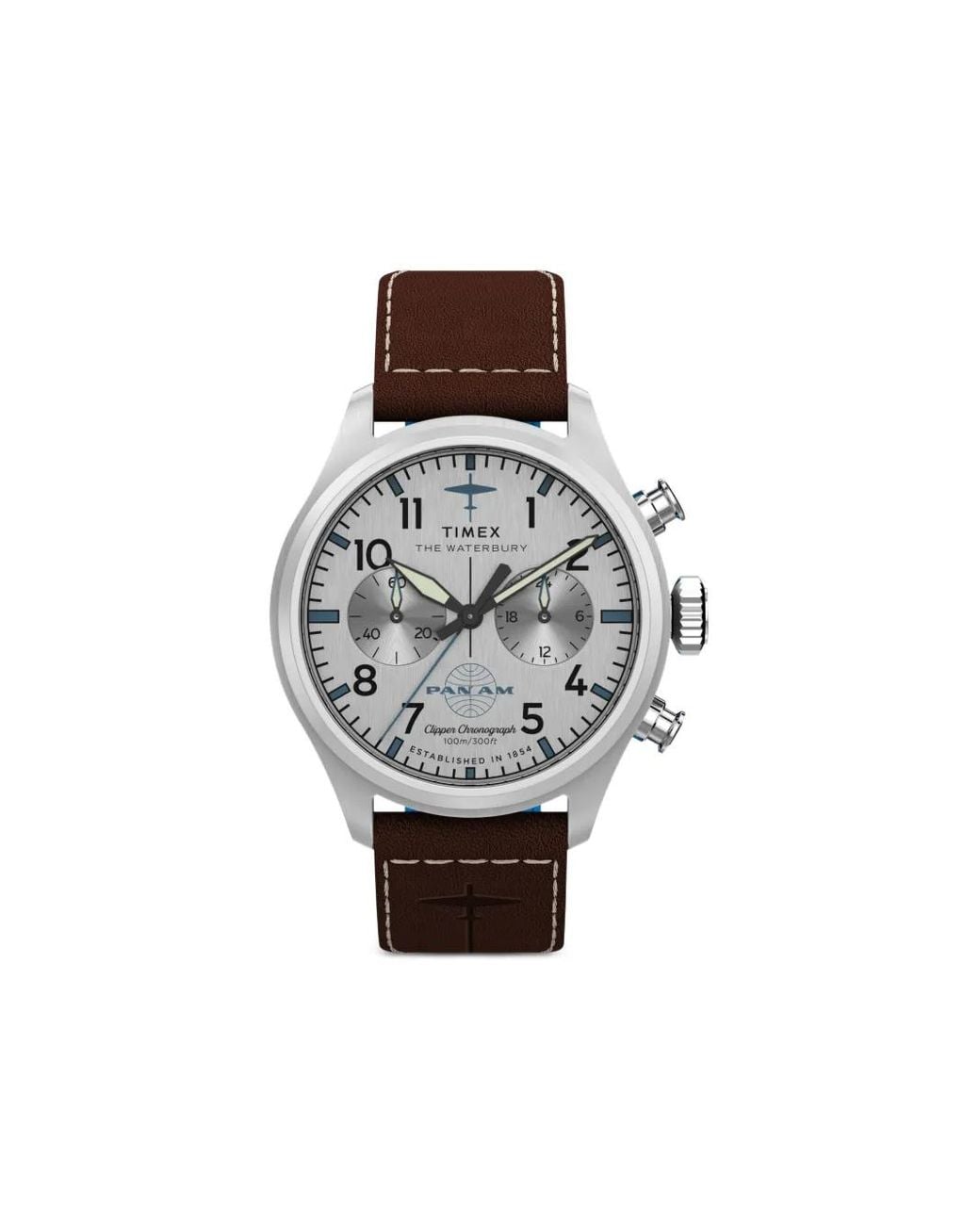 Timex X Pan Am Waterbury Ace 41Mm in White for Men | Lyst UK