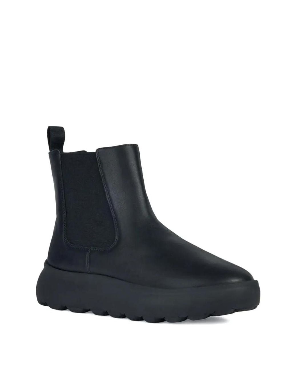 Geox Rubber-Sole Chelsea Boots in Black | Lyst