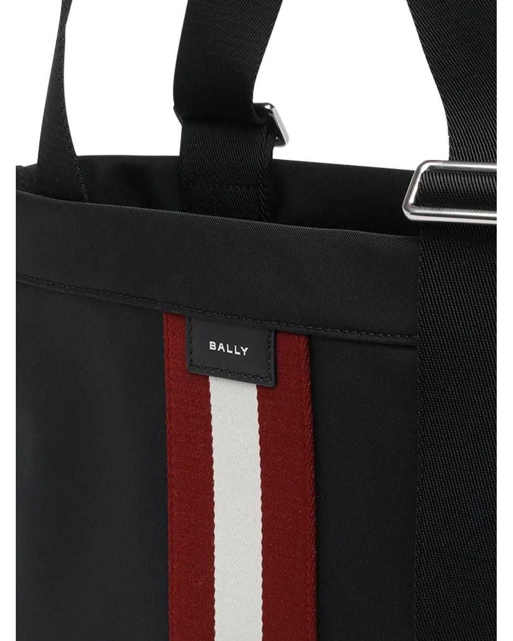 Bally Stripe Adaptable-Straps Shoulder Bag in Black for Men | Lyst